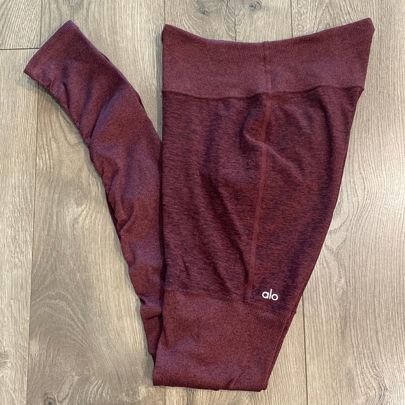 ALO Yoga | Pants & Jumpsuits | Alo Yoga Goddess High Rise Red Soft ...